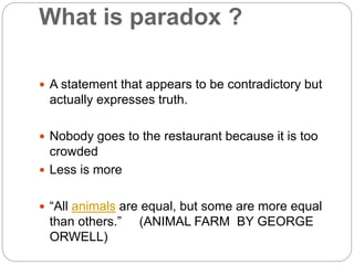 What is paradox? | PPTX
