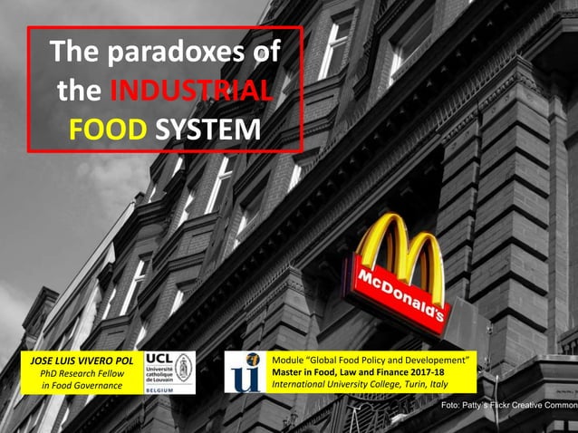 The Paradoxes of the Industrial Food System | PPTX