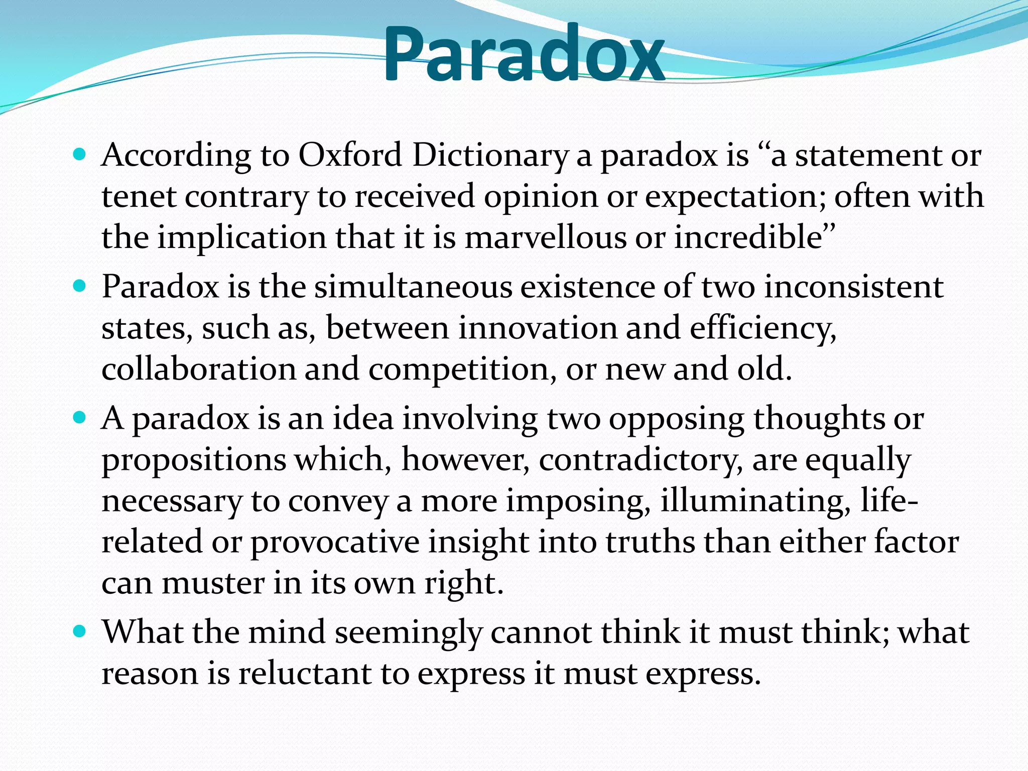 Paradox theory as a lens of theorizing for sustainable HRM | PPTX