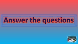 Basic questions... to help! | PPT