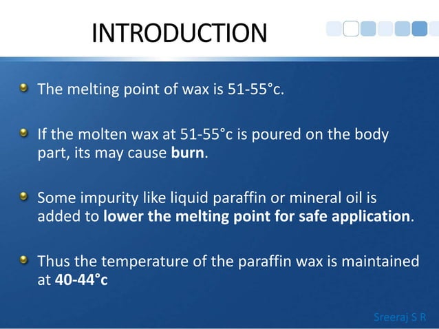Paraffin Wax Bath | PDF