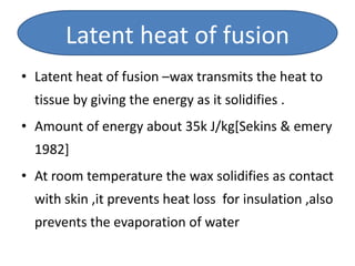 Paraffin wax bath | PPTX