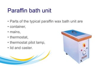 Paraffin wax bath | PPT