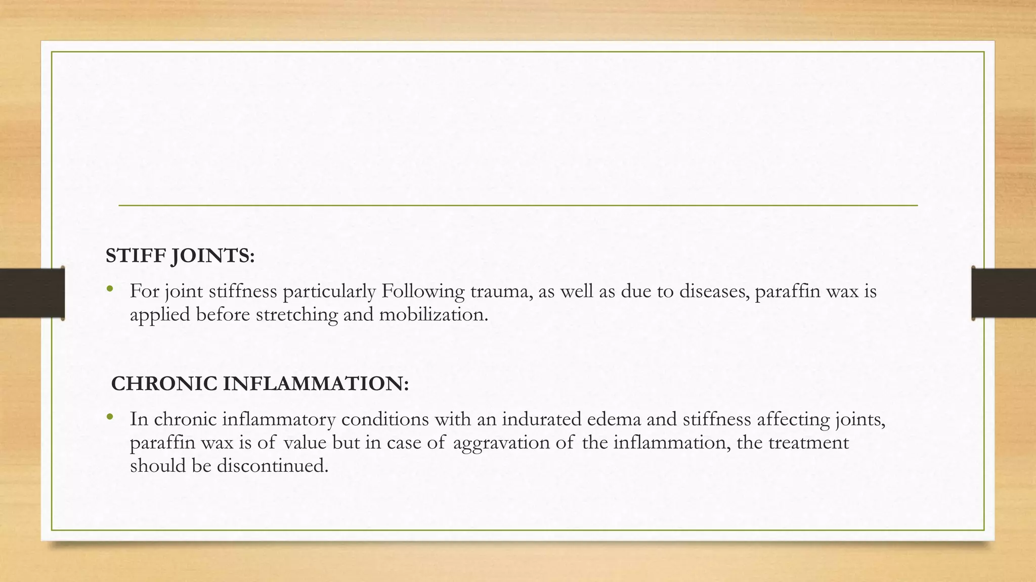 PARAFFIN WAX BATH THERAPY.pptx | Bath and Shower | Personal Care