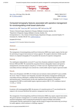 Parag Vora Hamilton Burlington Mcmaster | PDF