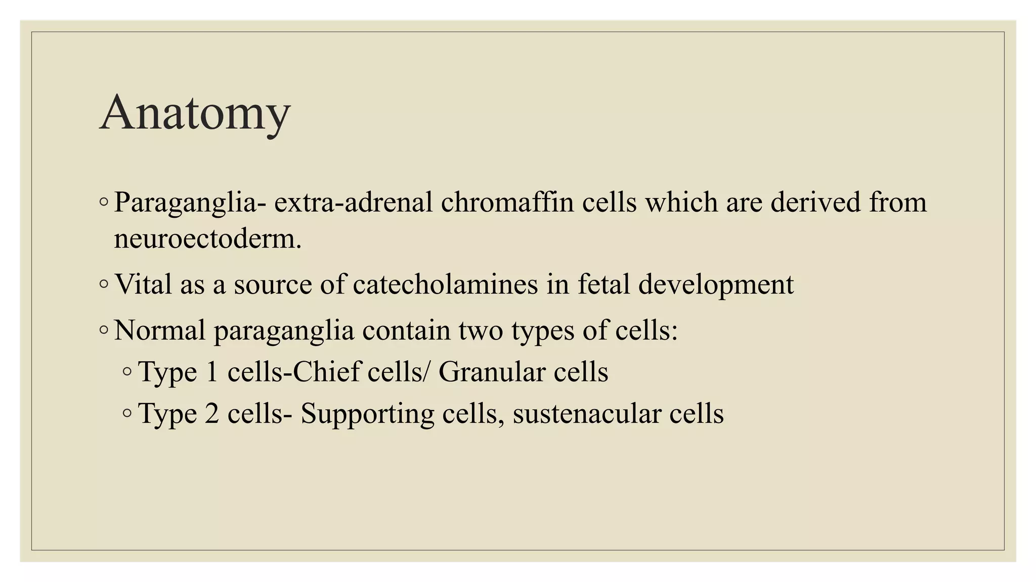 Paraganglioma in head and neck | PPTX