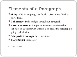 Paragarph transitions | PPT