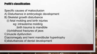hereditary factors etiology of malocclusion | PPTX