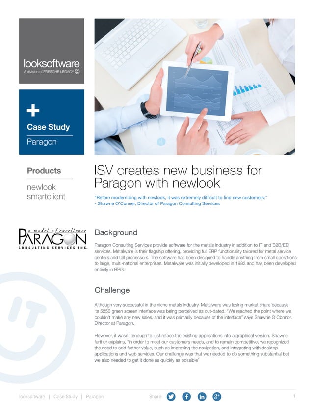 looksoftware Case Study: Paragon | PDF | Computer Software and Applications | Computing