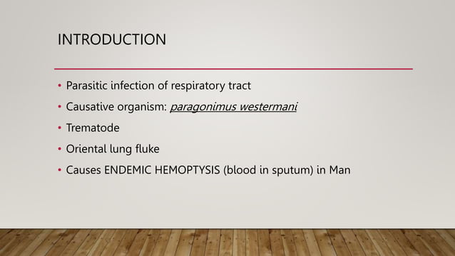 paragonimiasis.ppt_final.pptx | Lung and Respiratory Health | Diseases ...