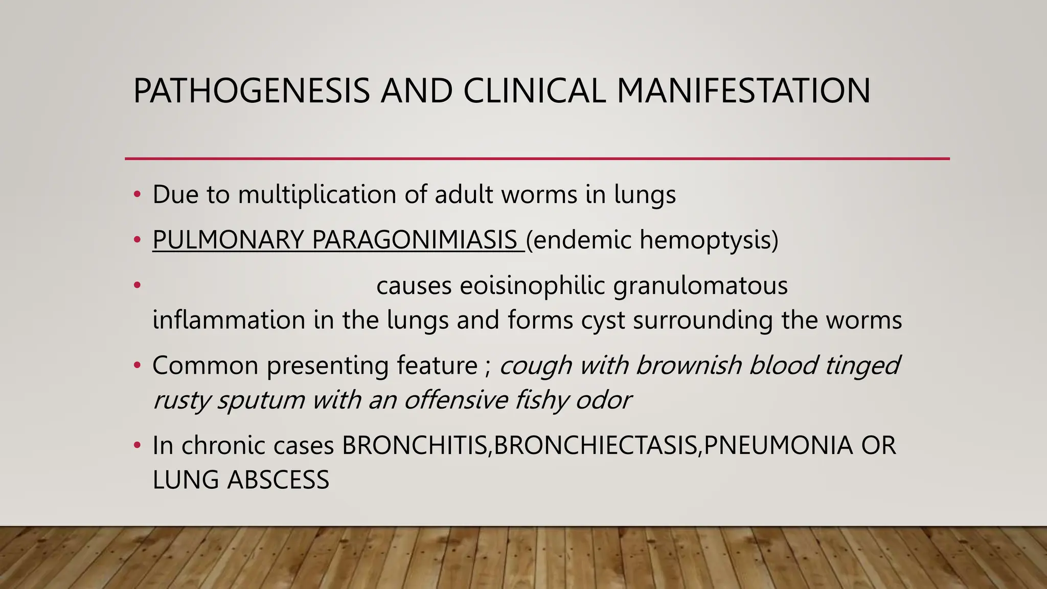 paragonimiasis.ppt.pptx paragonimiasis inf | PPTX
