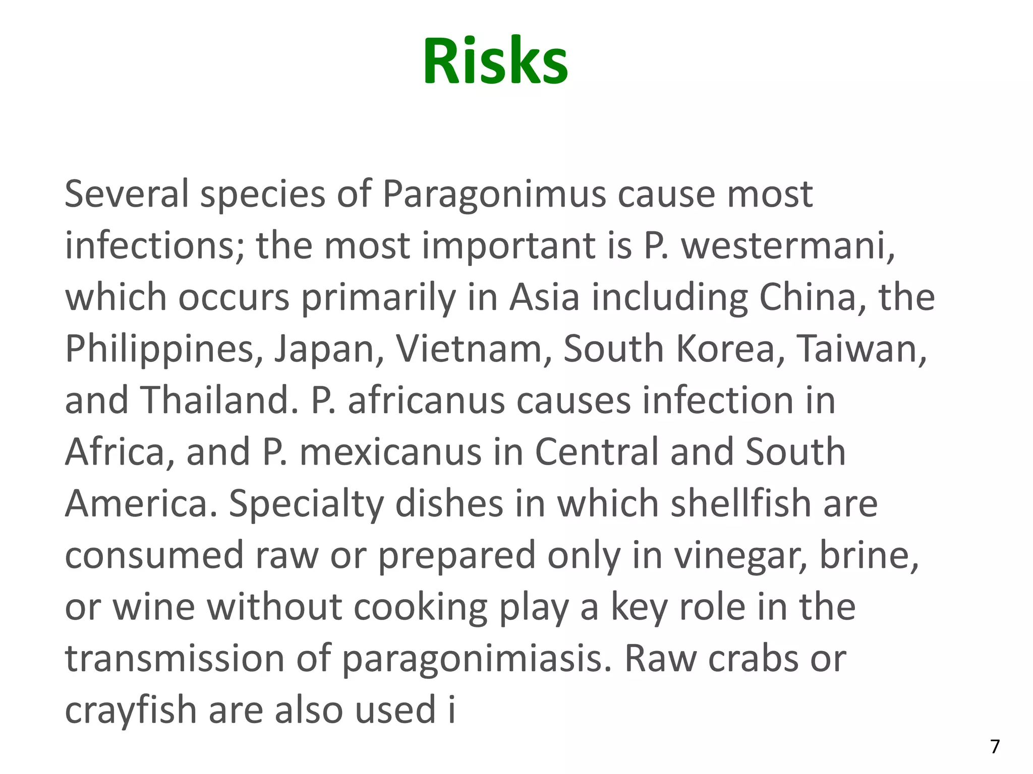 Paragonimiasis | PPTX