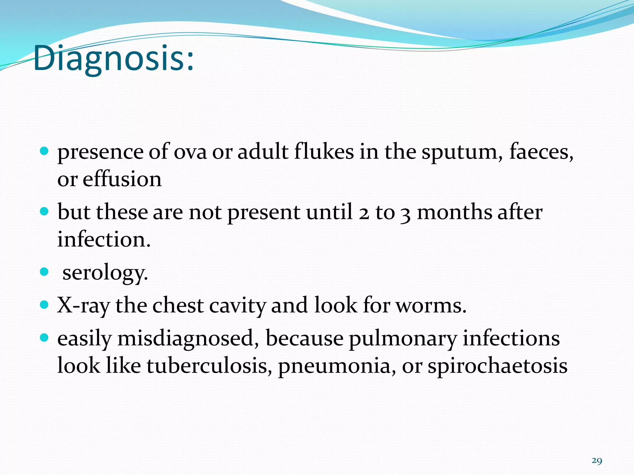 Paragonimiasis (lung fluke disease) | PPTX