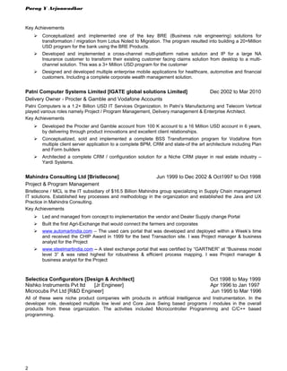 Resume of a Digital Transformation Leader | PDF