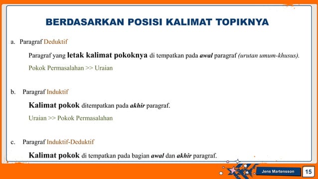 Paragraf dan teknik pengembangannya | PPTX