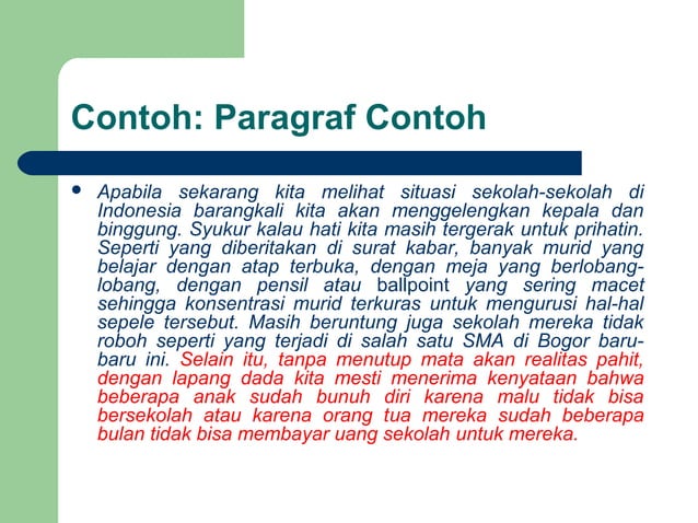 Paragraf Bahasa Indonesia | PPT