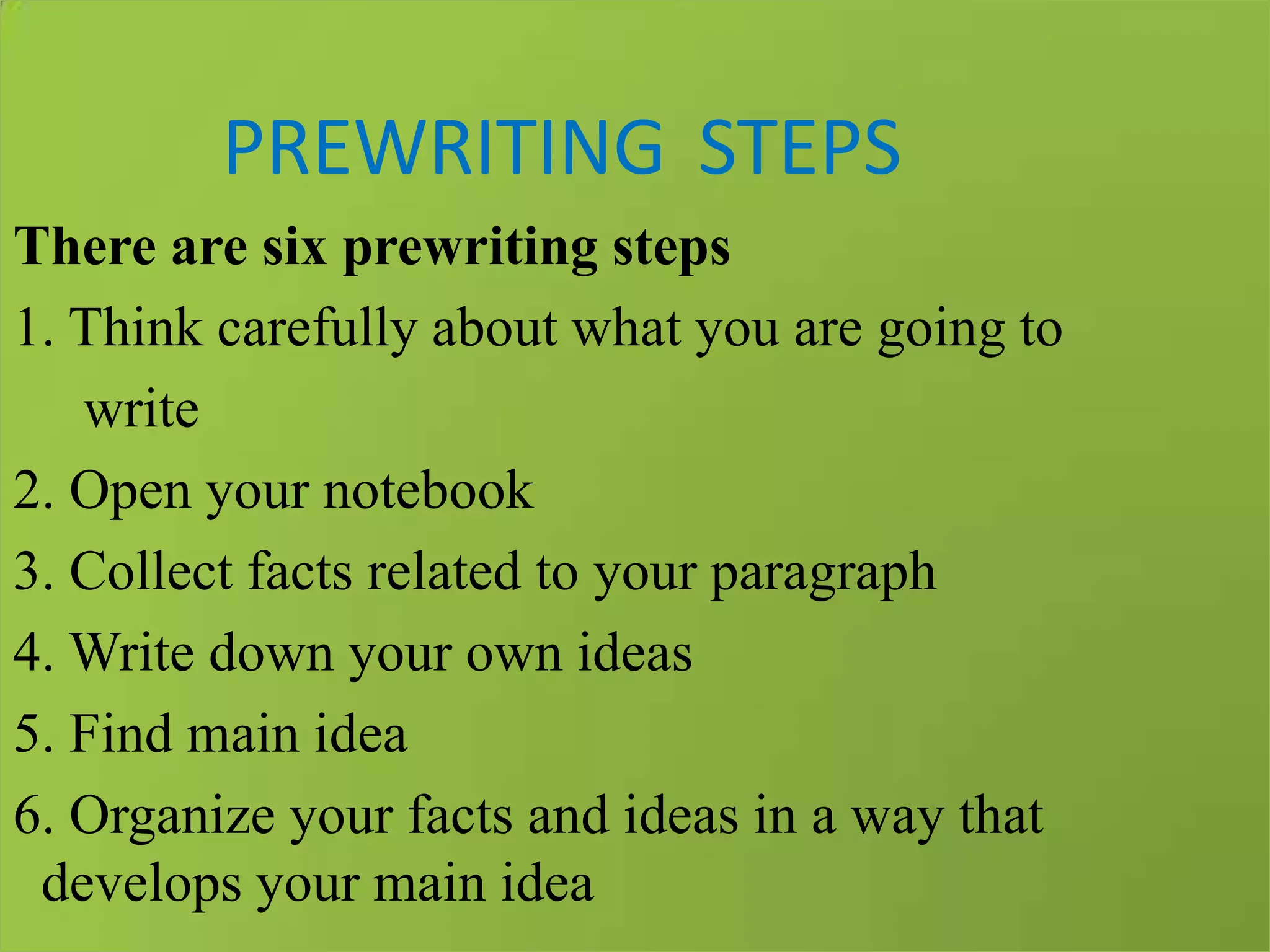 Paragragh writing | PDF