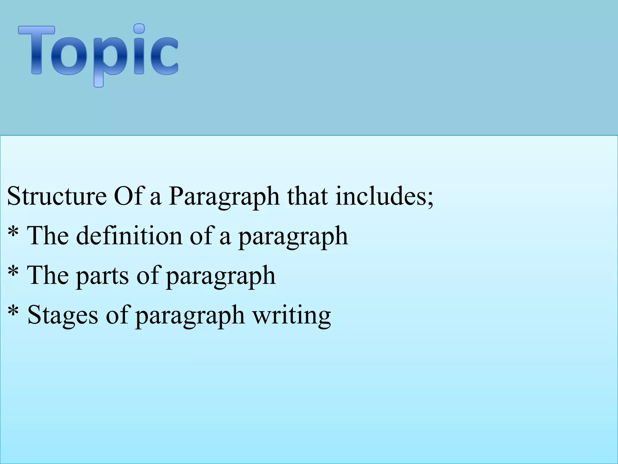 Paragragh writing | PDF