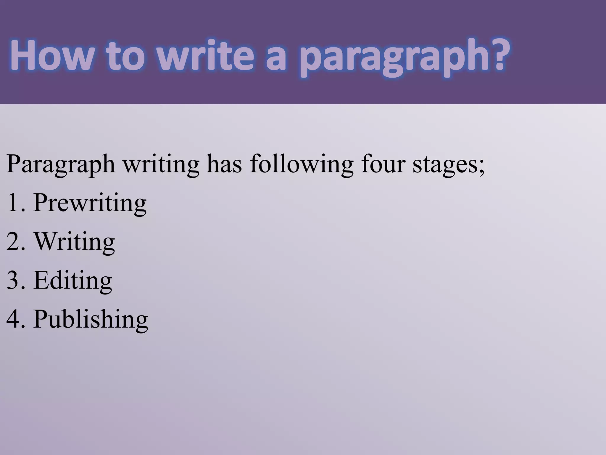 Paragragh writing | PDF