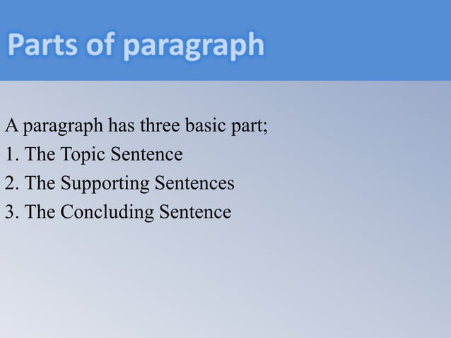 Paragragh writing | PPT