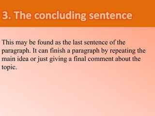 Paragragh writing | PPT