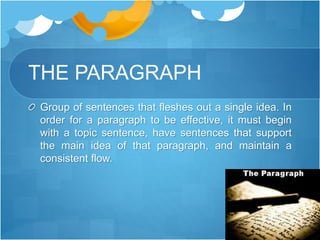 Paragraph | PPT