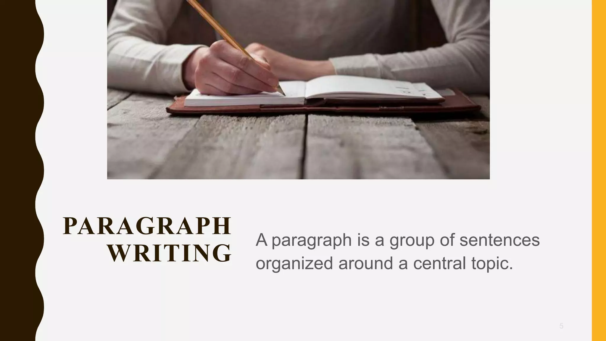 Paragraph Writing | PPT | Free download