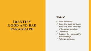 Paragraph Writing | PPTX