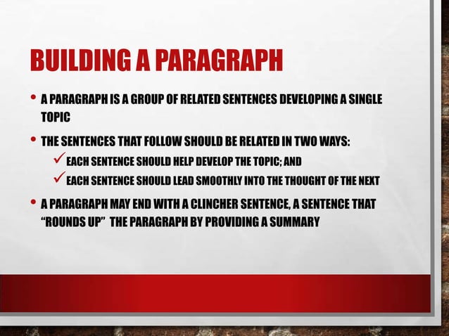 Writing Paragraph | PPT