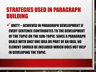 Writing Paragraph | PDF