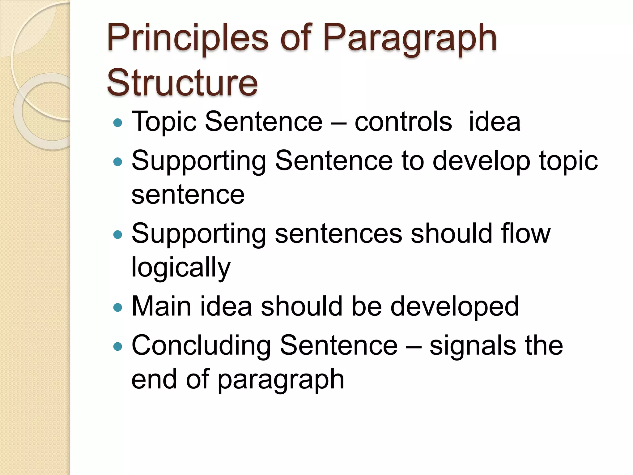 Paragraph | PPT