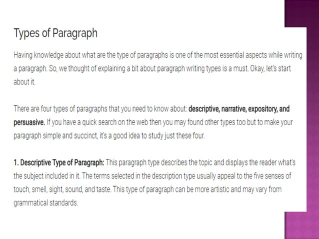 Paragraph Development- Techniques and styles | PPT