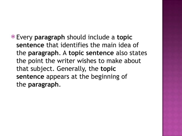 Paragraph Development- Techniques and styles | PPT