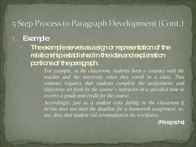 Paragraph Development | PPT