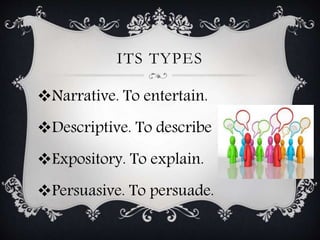Paragraph and its types | PPTX