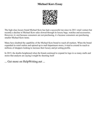 Paragraph By Comparison And Contrast Example | PDF