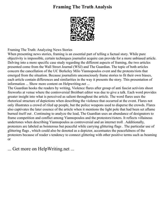 Paragraph Describing A Person Examples. Example | PDF