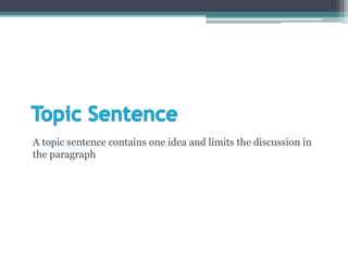 Paragraph development.pptx | Food & Drink