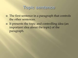 Paragraph Development.pptx By miss noor ul huda | PPTX | Gardening ...