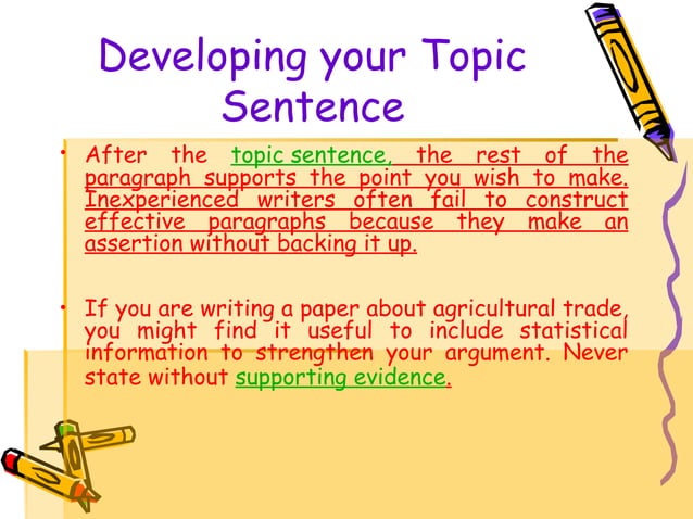 Patterns of Paragraph Planning and Development | PPT