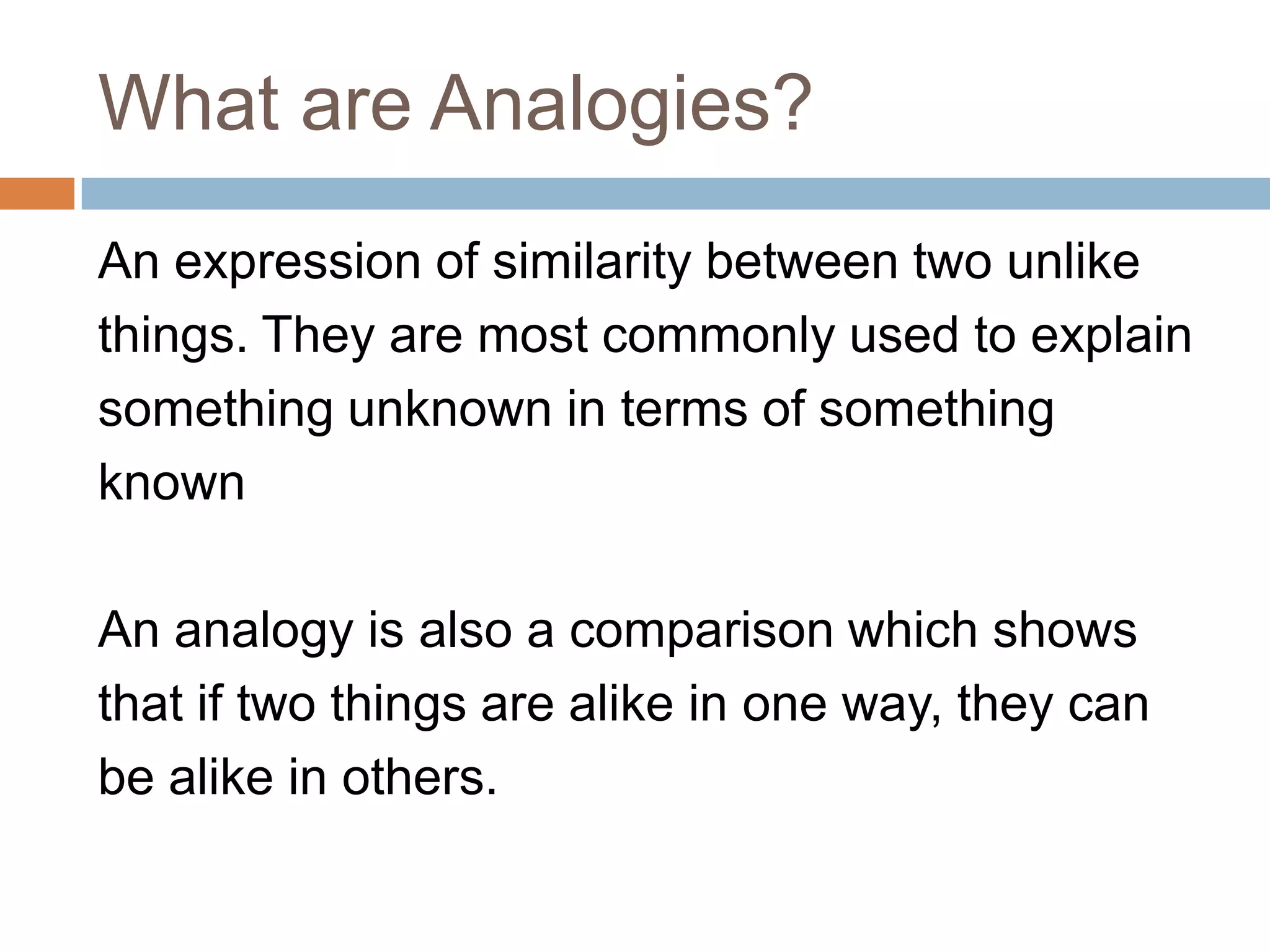 Paragraph Development by Analogy | PPTX