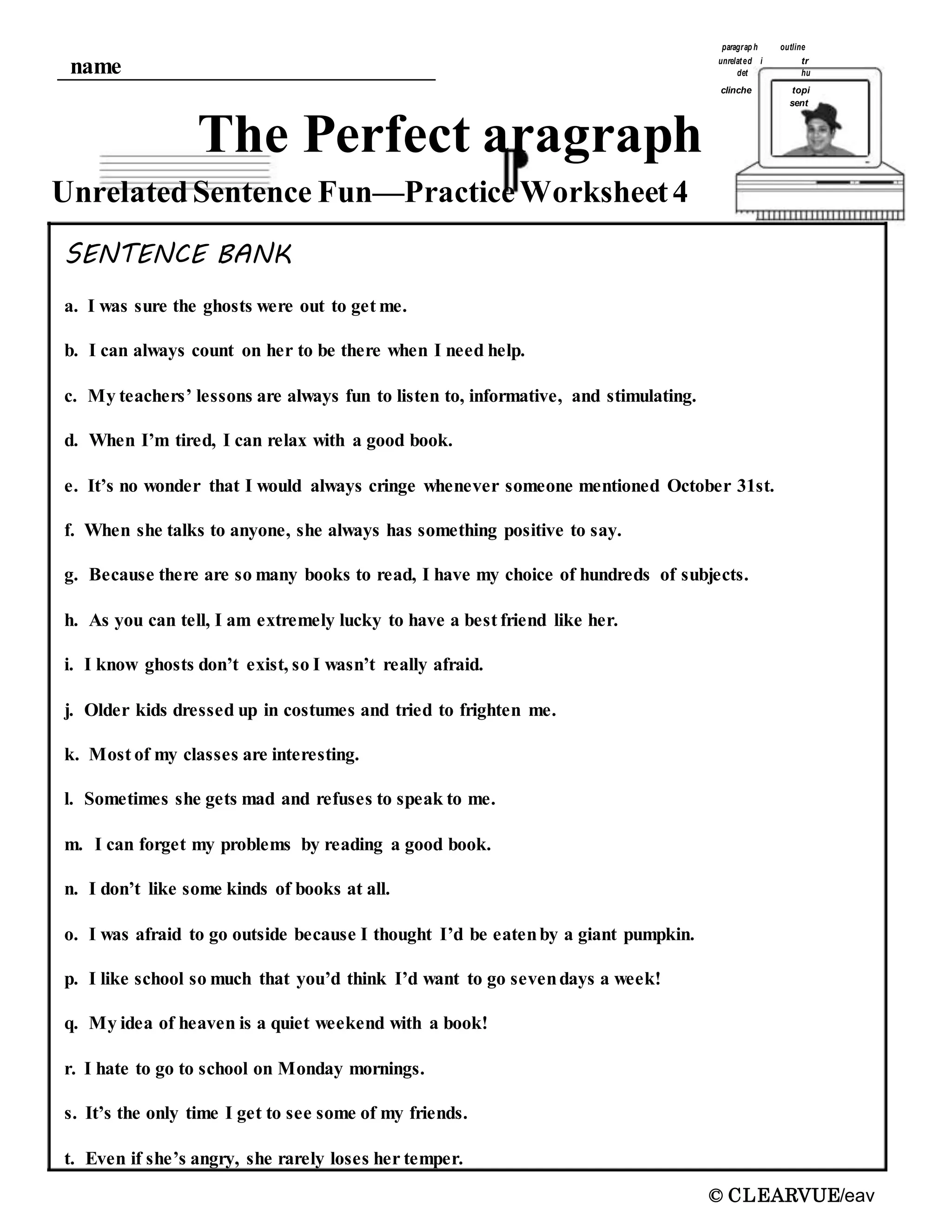 Paragraph exercises | DOC