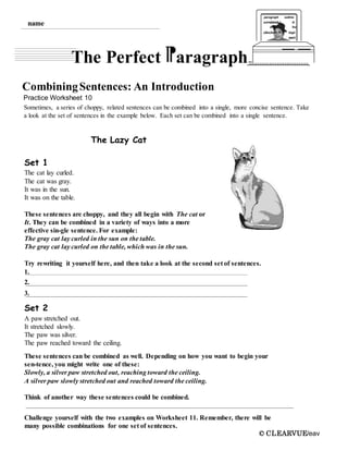 Paragraph exercises | DOC