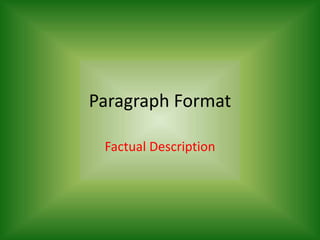 Paragraph format | PPTX | Smartphones | Consumer Electronics