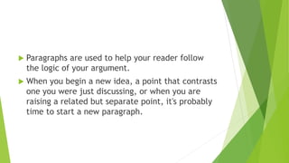 Paragraph function | PPTX