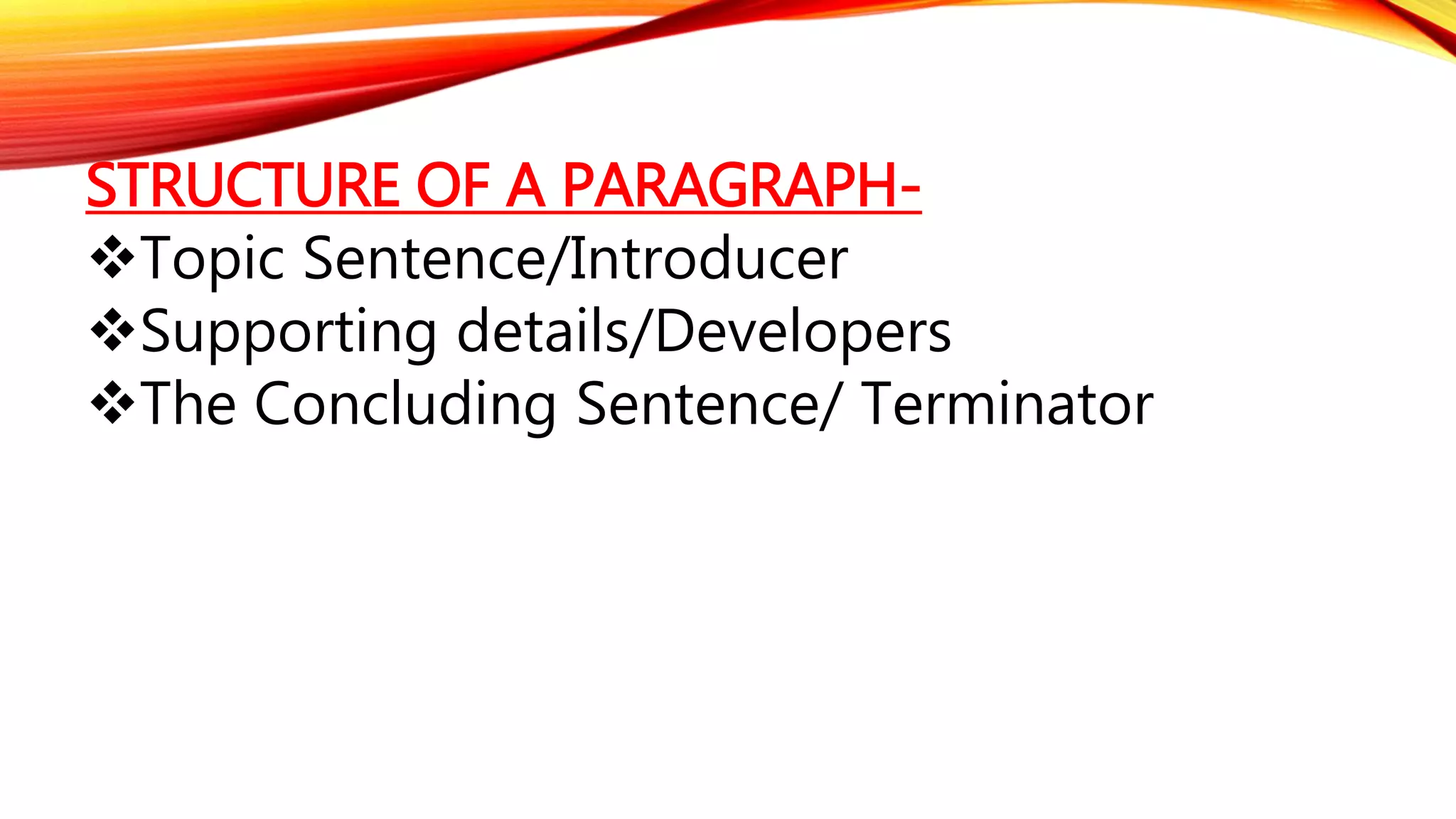 Paragraph length and structure | PPT