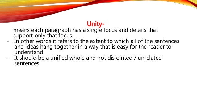 Paragraph length and structure