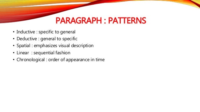 Paragraph length and structure