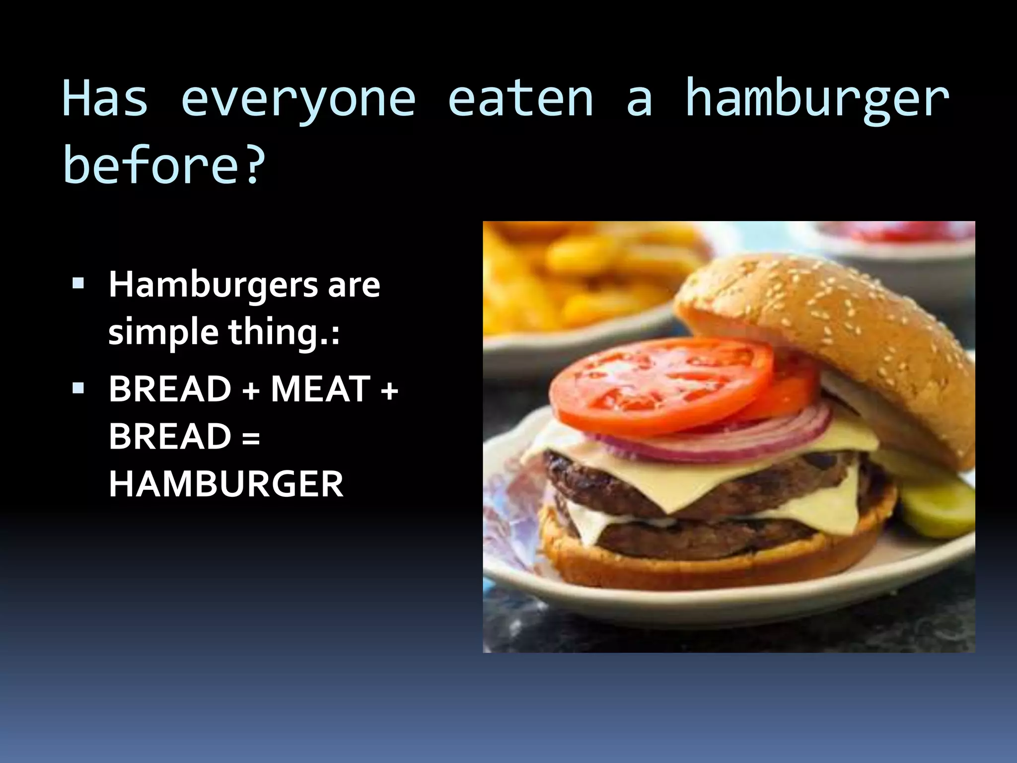Hamburger Paragraphs | PPTX