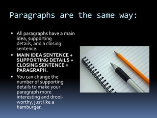 Hamburger Paragraphs | PPTX | Geography | Science